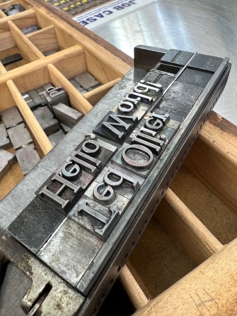 Tool of the Month: The Composing Stick | Reflex Letterpress